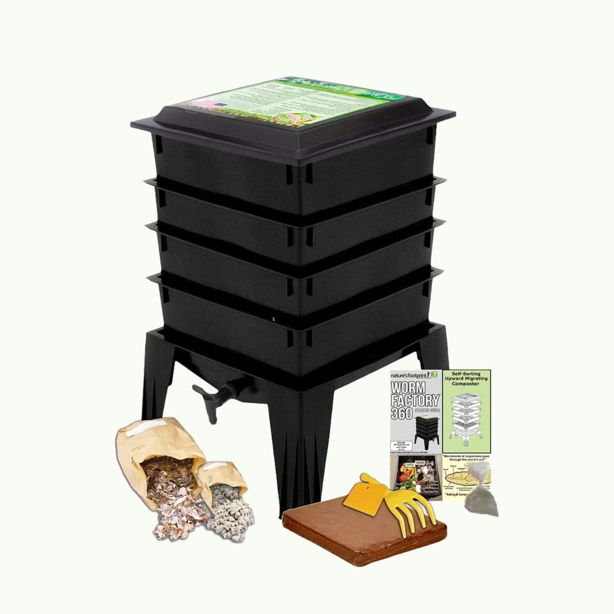 Worm Factory Compost System - Worm Composting Bin - Nature's Footprint ...