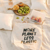 Zero Waste Store - "More Planet Less Plastic" Organic Tote Bag ...