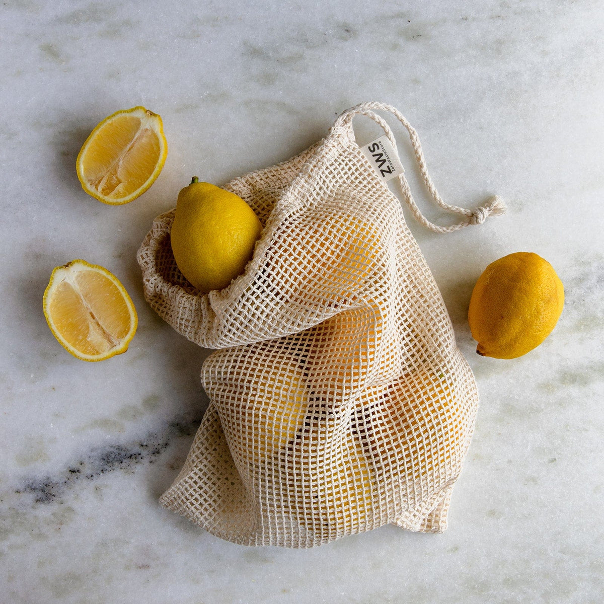 Organic Cotton Mesh Produce Bag - Zero Waste Net Bag - Eco Bags ...