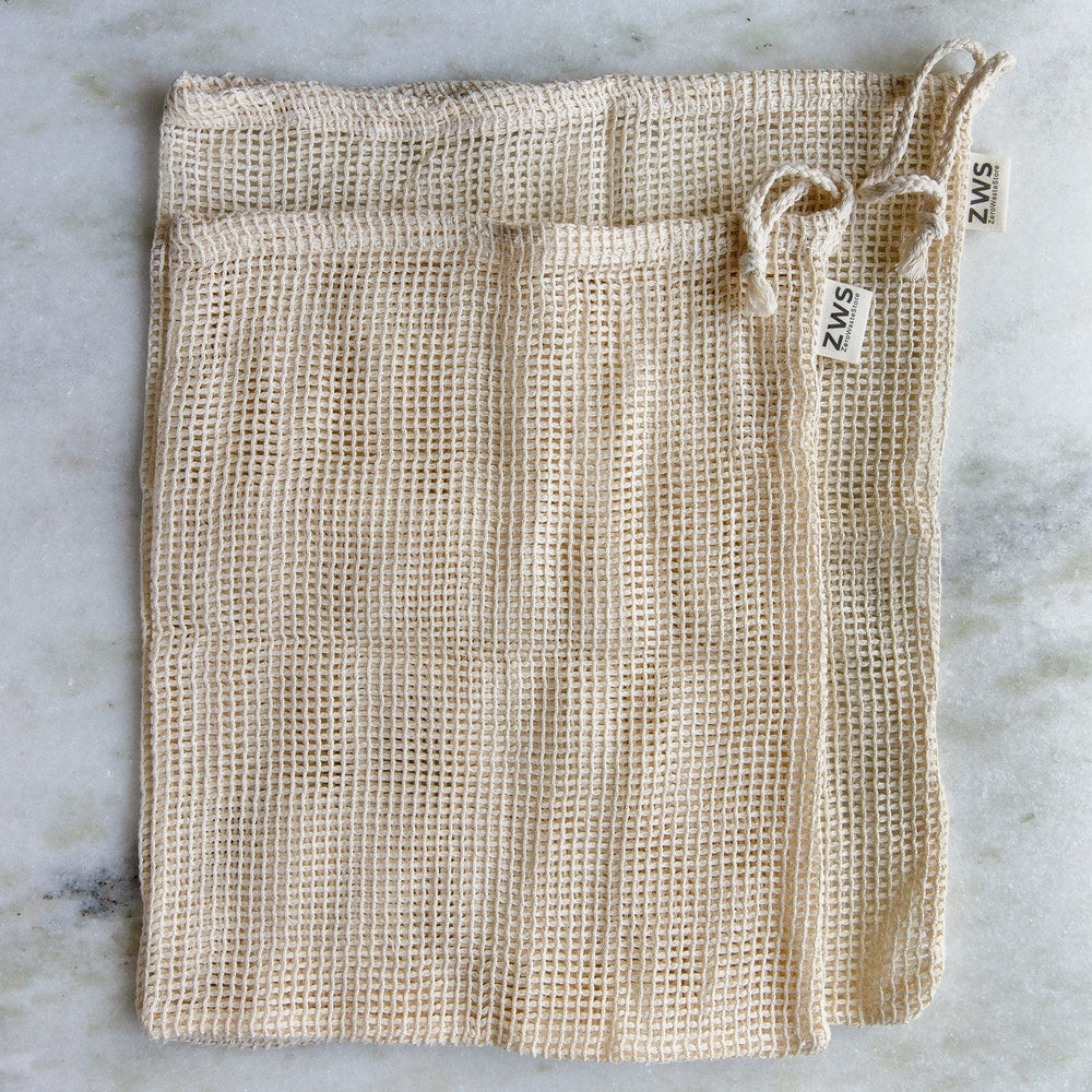 Organic Cotton Mesh Produce Bag - Zero Waste Net Bag - Eco Bags ...