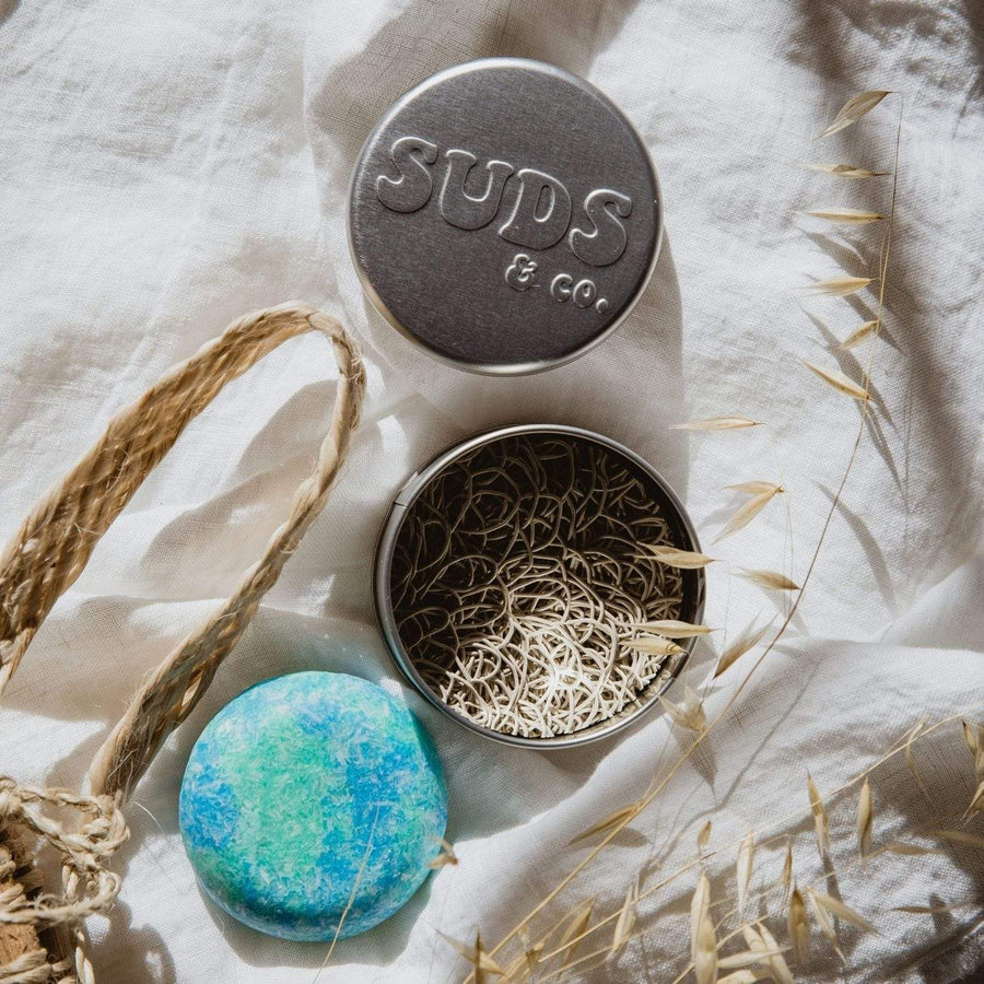Suds & Co. Travel Tin - Shampoo + Conditioner Storage, Container, Case ...